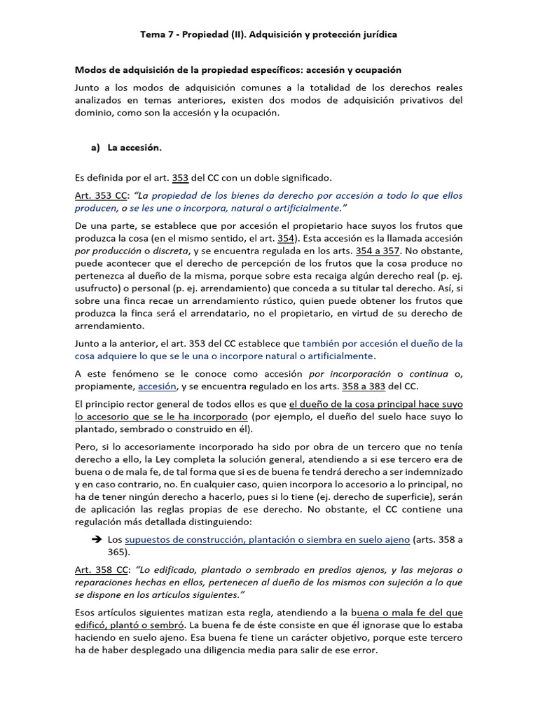 Wuolah Free Tema 7 Propiedad II. Adquisicion y Proteccion Juridica Gulag Free | PDF | Propiedad ...