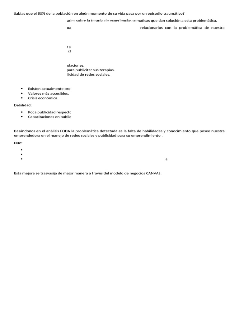 Estrategias de Marketing para Terapia Somática | PDF | Crecimiento ...