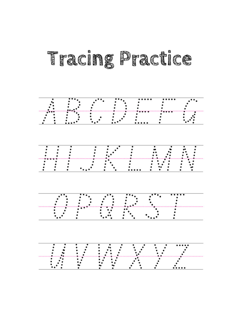 Big Handwriting Practice | PDF