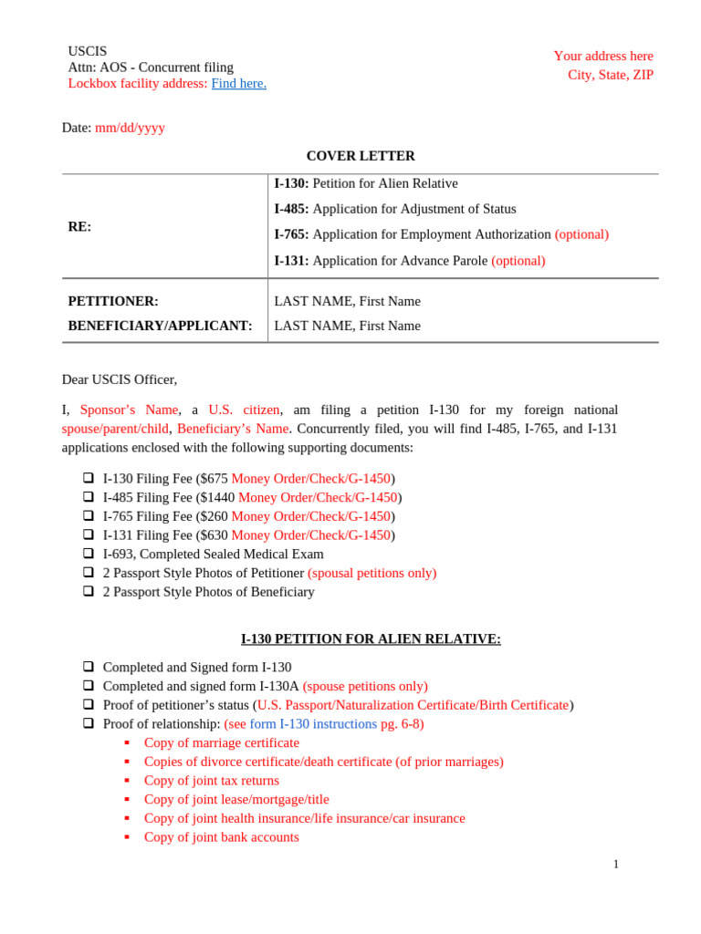 Sample Cover Letter Full Packet | PDF | Social Institutions ...
