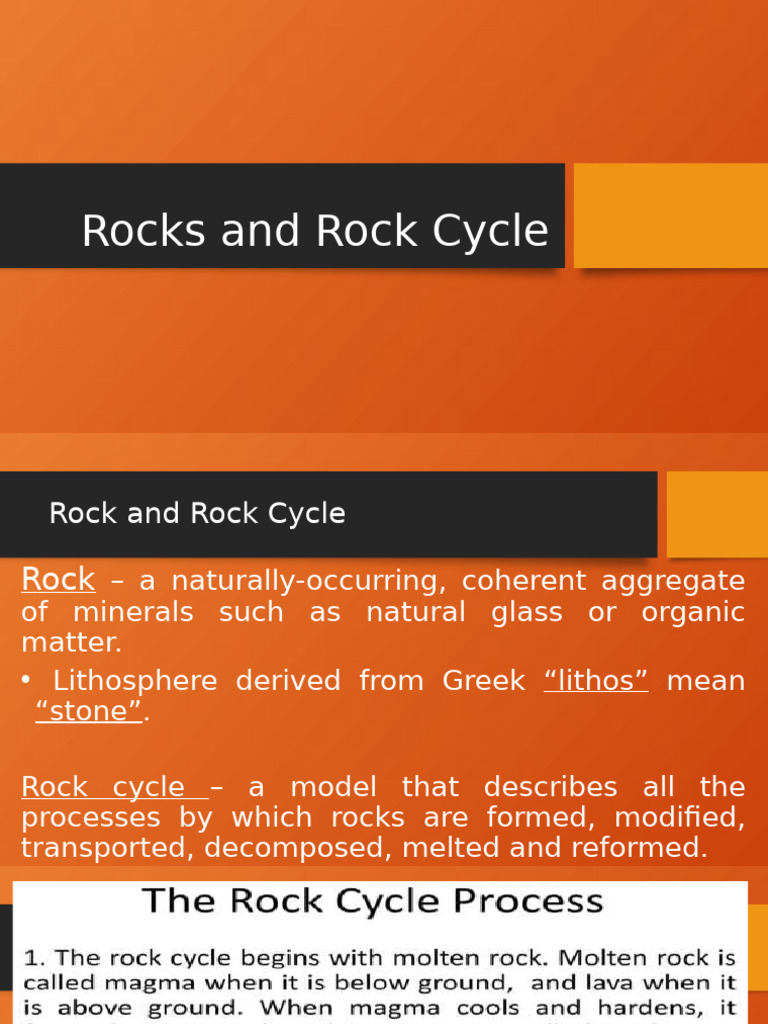 Lesson 3 - Rocks and Rock Cycle (2) - 084224 | PDF | Science & Mathematics