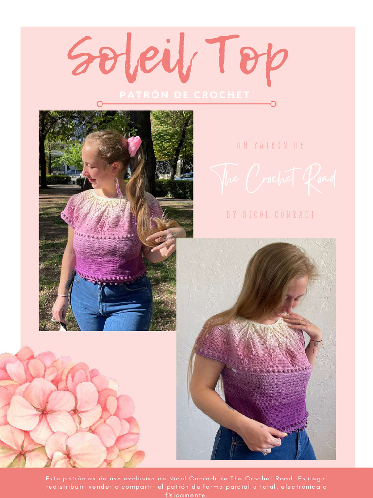 Patrón Crochet Soleil Top | PDF | Manualidades | Artesanías