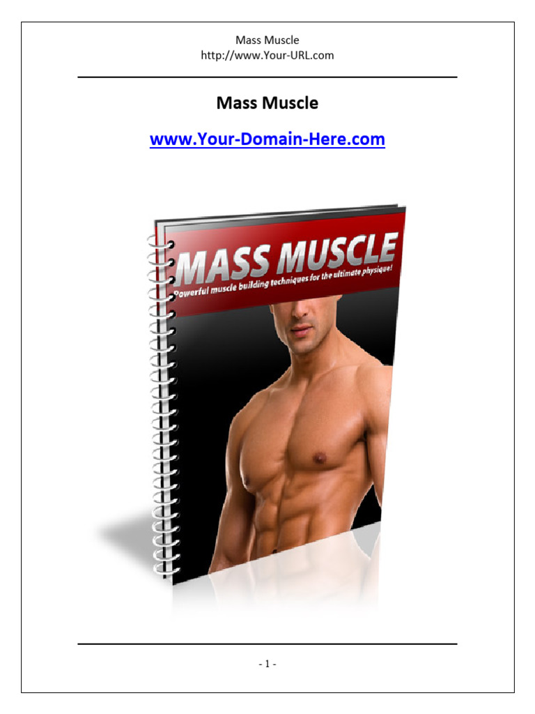 Mass Muscle | PDF | Strength Training | Fat