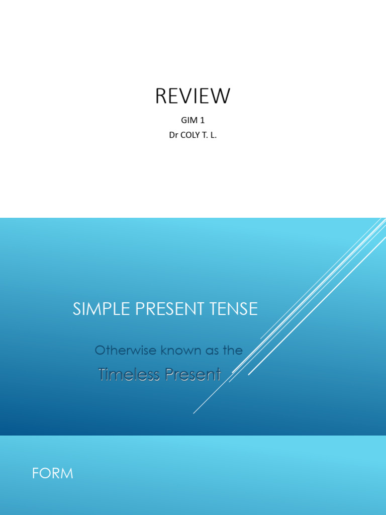 Simple Present REVIEW | PDF | Grammatical Tense | Languages