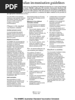 Binational Schedule Immunization USA MEXICO | PDF | Rtt | Prevention