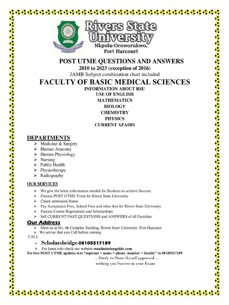 Faculty of BMS 2024 | PDF