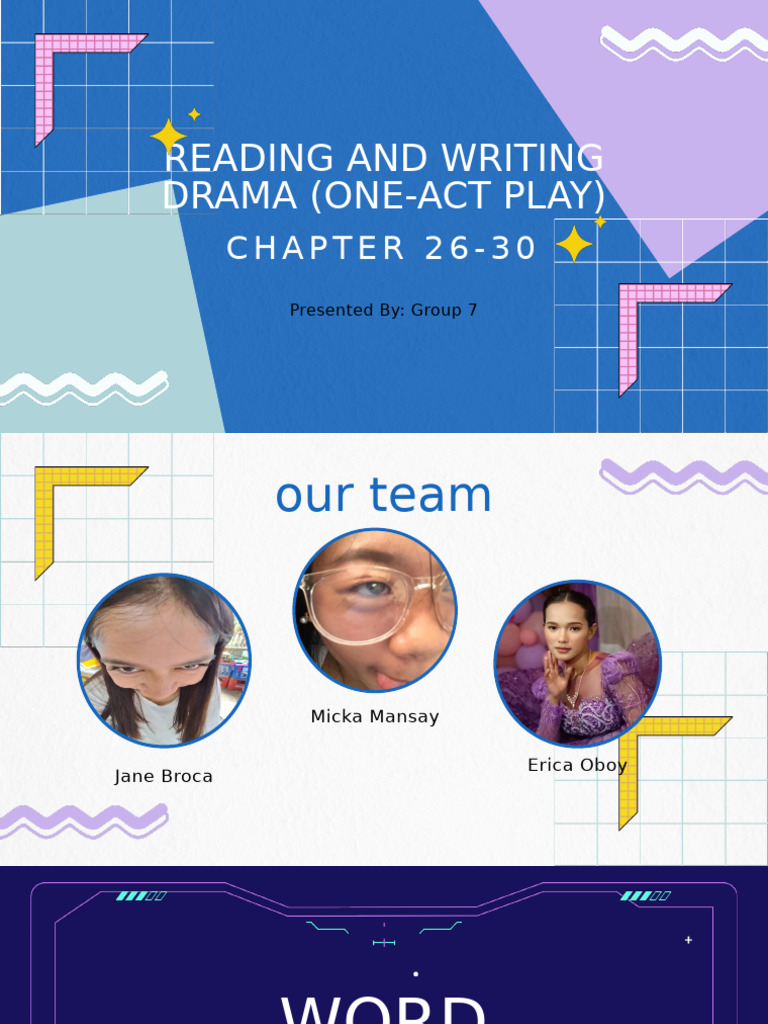 Reading and Writing Drama One Act Play 20241111 102437 0000 5 | PDF ...