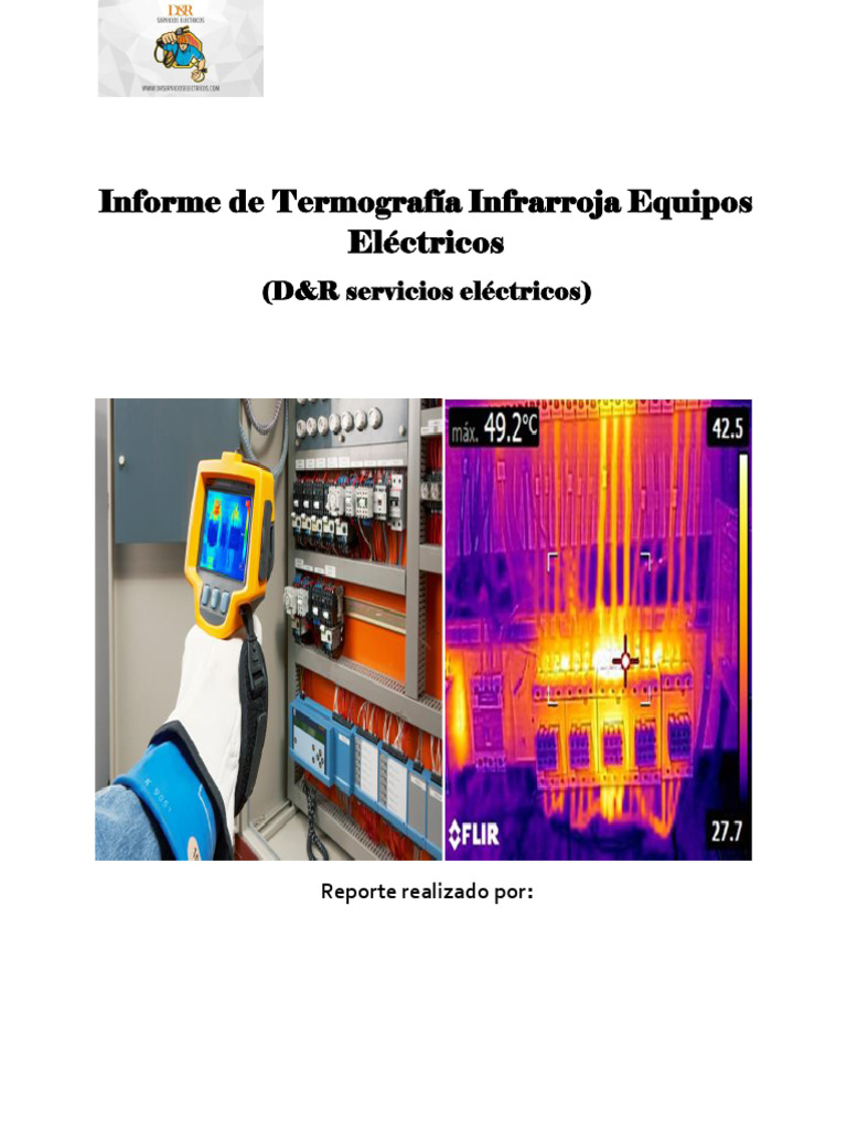 Informe de Termografía Infrarroja Eléctrica | PDF | Termografía ...