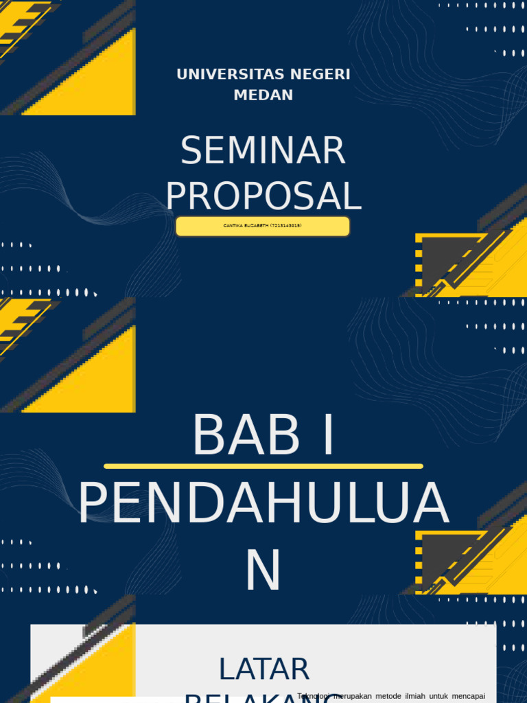Proposal Seminar | PDF