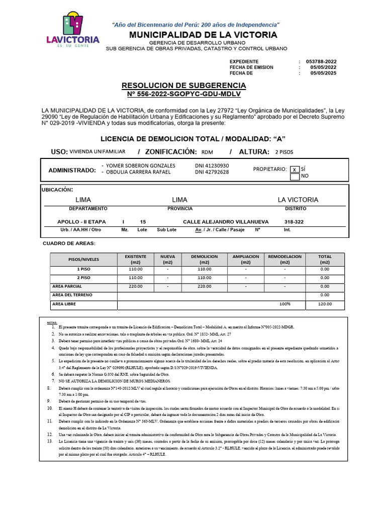 Conformidades Yhomer - Victor | PDF | Documento de identidad | Ley común