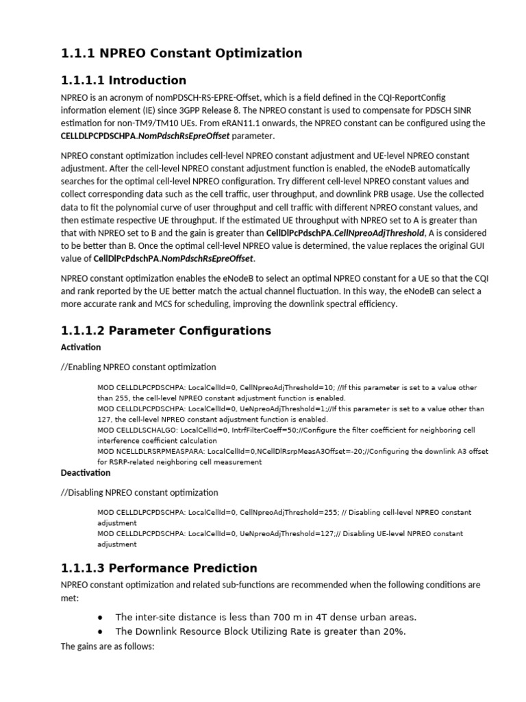 NPREO Constant Optimization (FDD) | PDF | Mathematical Optimization | Applied Mathematics