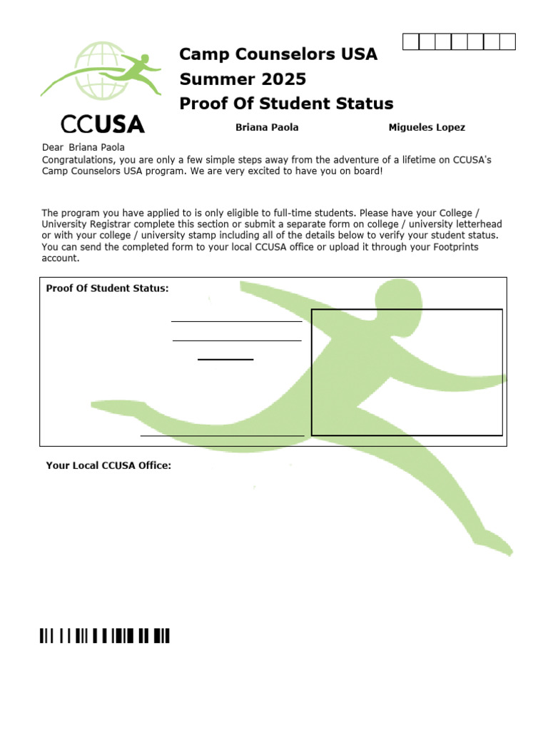 Proof of Student Status | PDF | Wellness