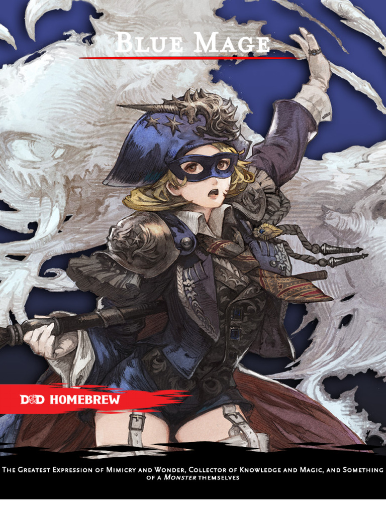 Blue Mage - The Homebrewery | PDF | Fantasy Role Playing Games | Gary ...