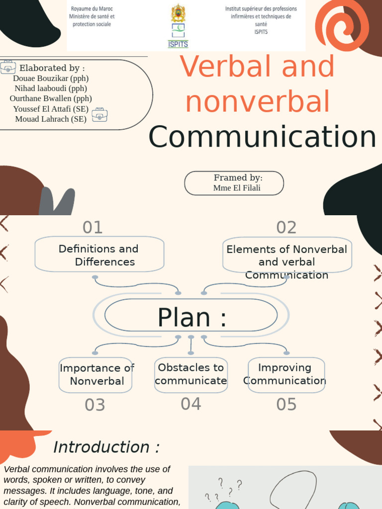 Verbal vs Nonverbal Communication Guide | PDF | Nonverbal Communication ...