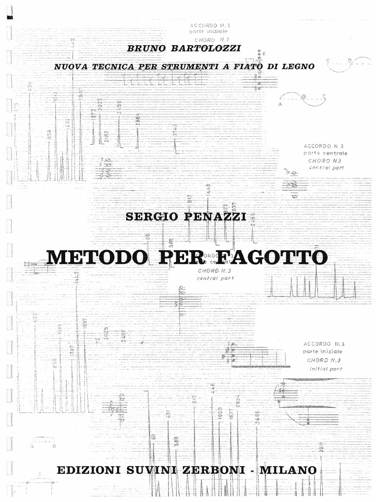 Penazzi, Sergio - Metodo Per Fagotto | PDF