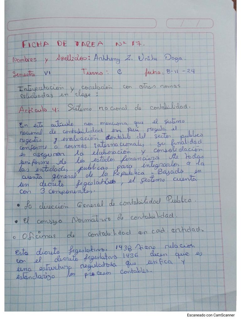 Ficha de Tarea | PDF