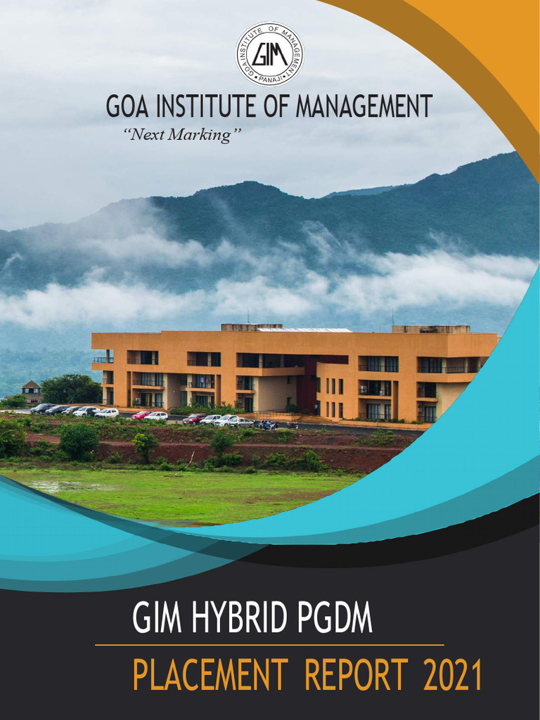 GIM PGDM Placement Report 2021 | PDF | Marketing | Business