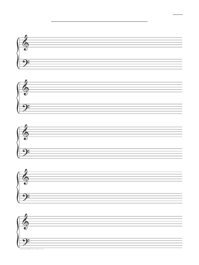 Piano Manuscript | PDF