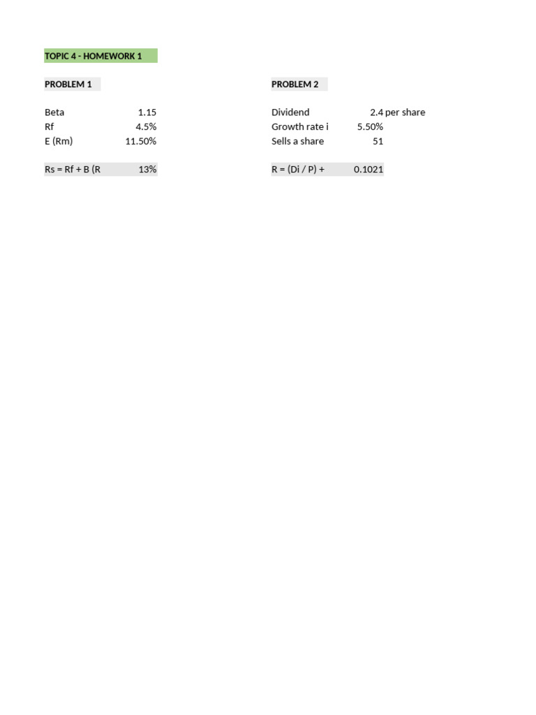 Finanzas Deberes Chapter 5 | PDF | Science & Mathematics