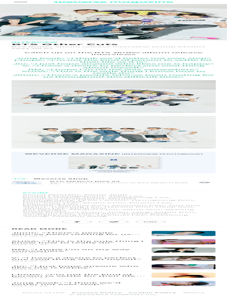 Weverse Magazine - Official For All Fans. Join NOW! | PDF