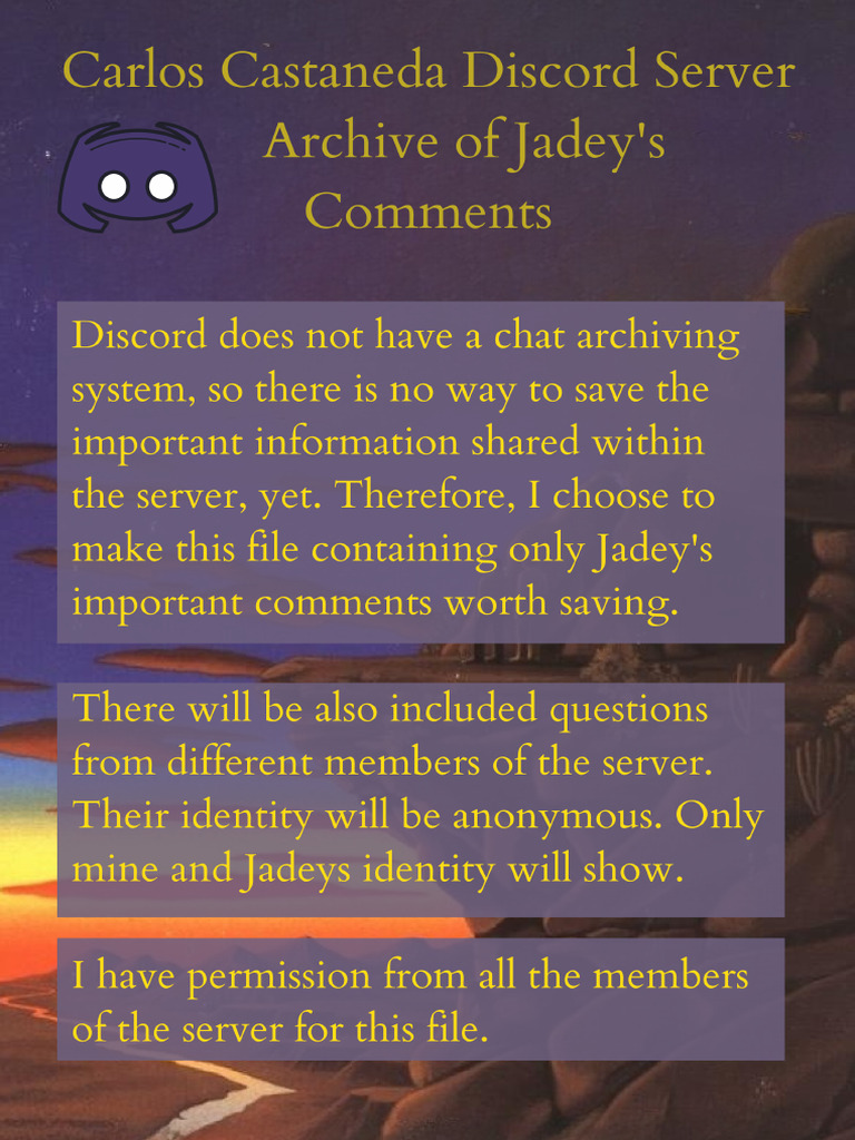 Jadey's Archived Important Discord Chats2 | PDF