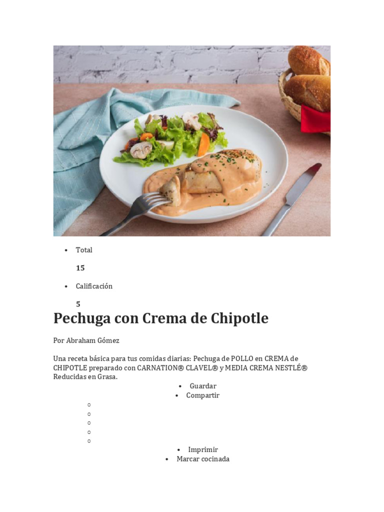 Chicken Chipotle | PDF
