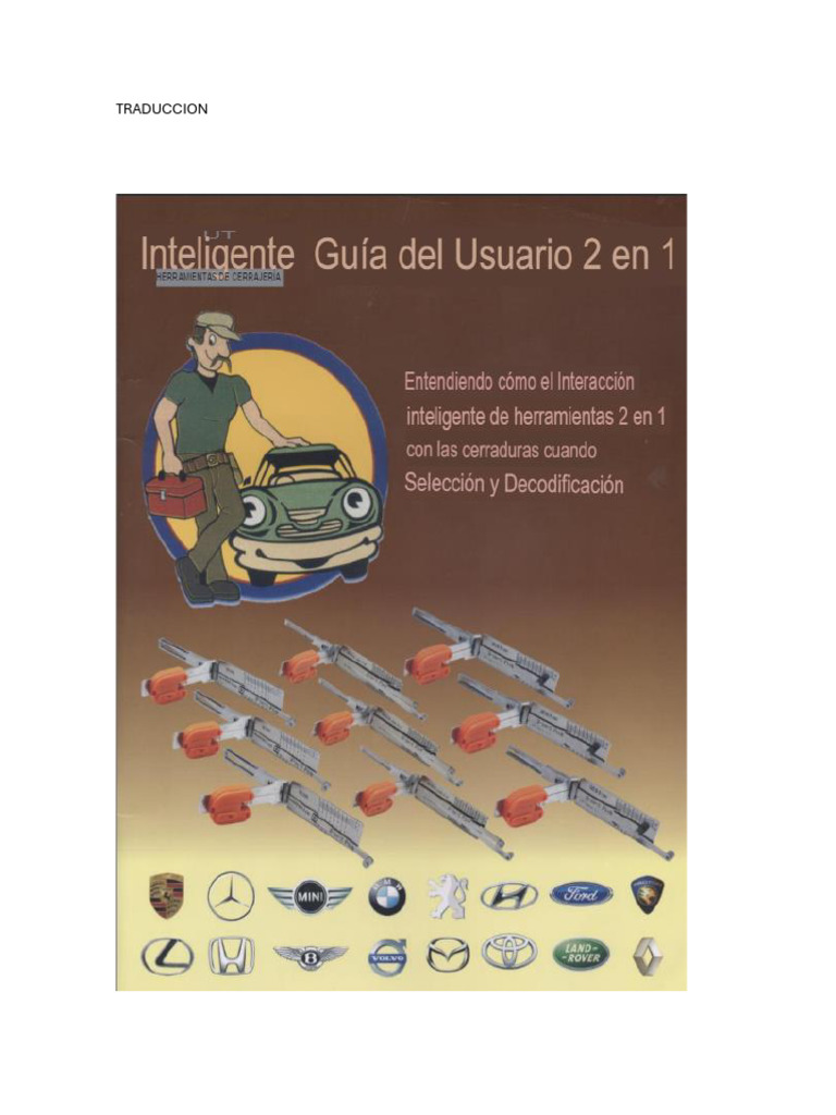 Lishi - Smart User Guide Español - MR Ortega | PDF