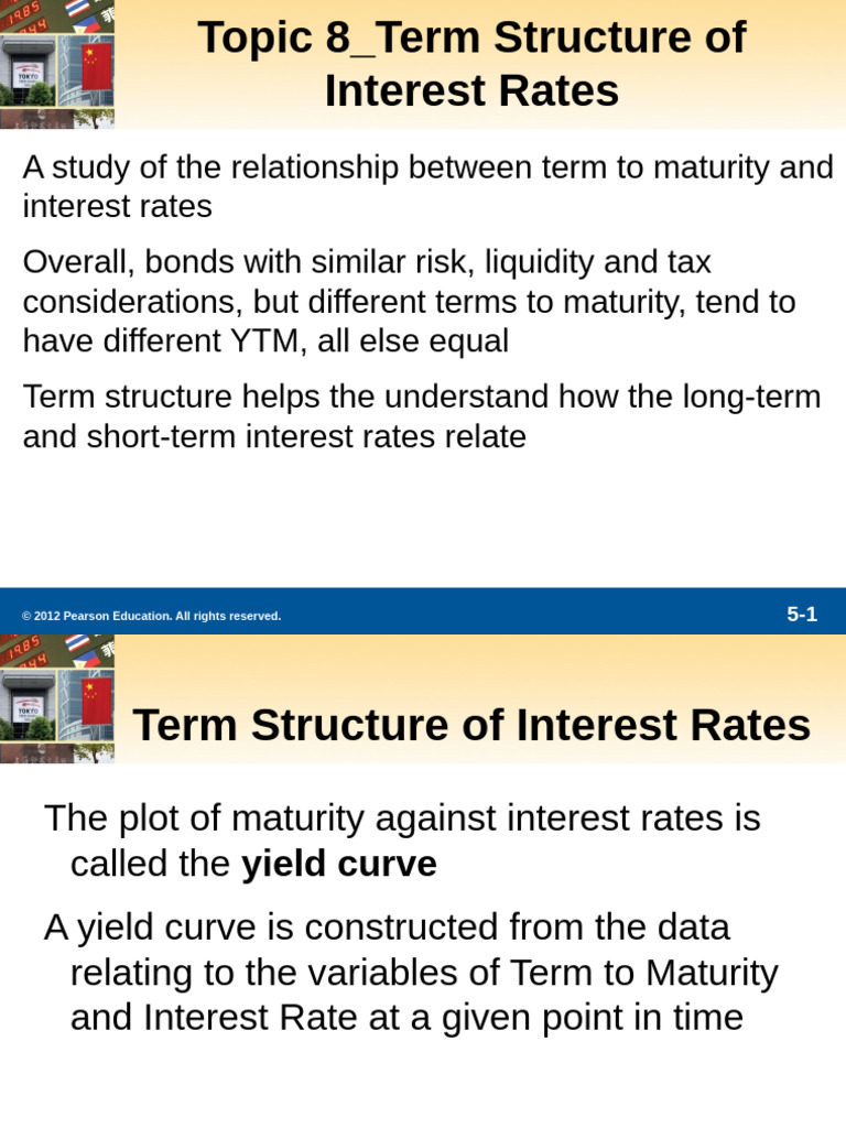FIN 301 - 8 - Term Structure of Interest Rates | PDF | Yield Curve ...