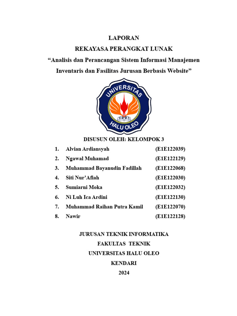 Laporan RPL Kelompok 3 | PDF | Seni | Komputer