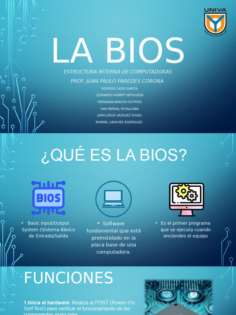 Funciones Esenciales de la BIOS | PDF | Bios | Arranque