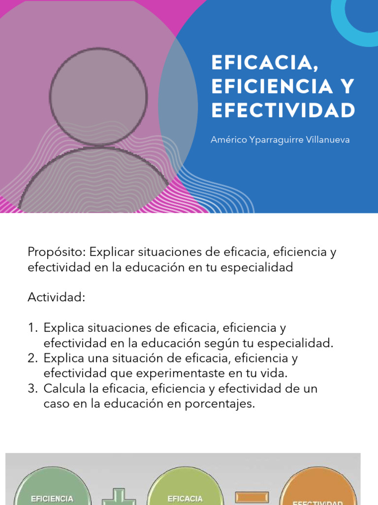 5 Eficacia, Eficiencia y Efectividad | PDF | Negocios | Computadoras