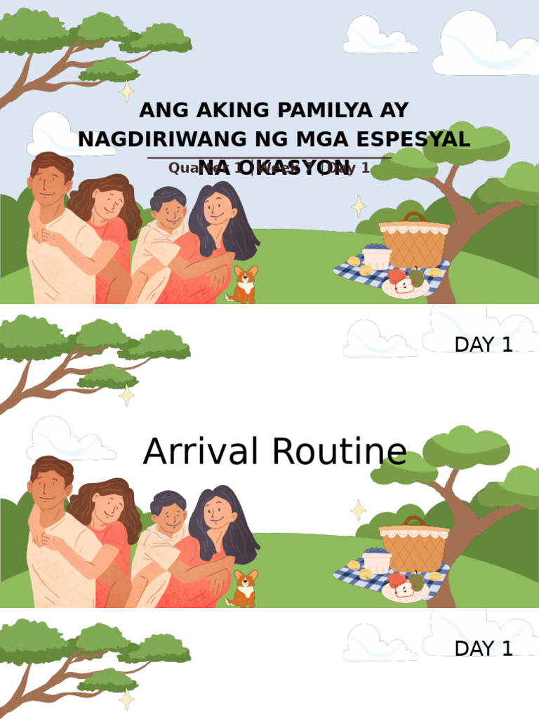 Kindergarten Q1 Week 7 Day 1 Asf | PDF