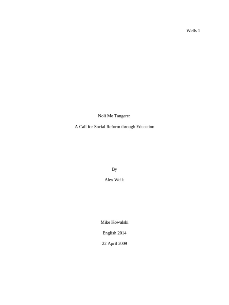 Noli Me Tangere A Call For Social Reform | PDF | Philippines