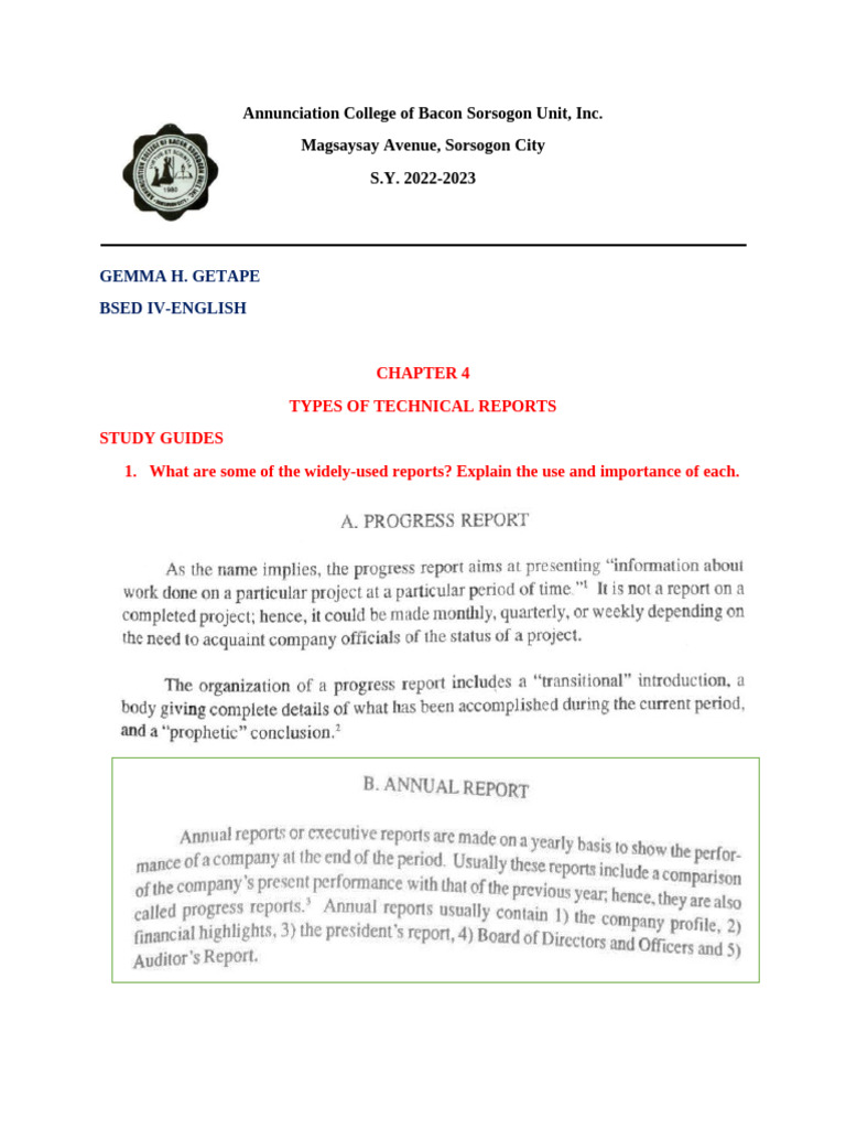 Technical Writing Chapter Iv | PDF | Business