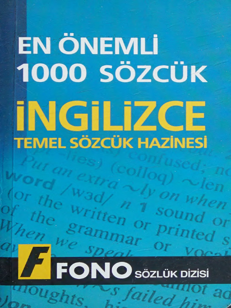 Kemal Kılıç - John Paul Widdows - en Önemli 1000 Sözcük - İngilizce ...