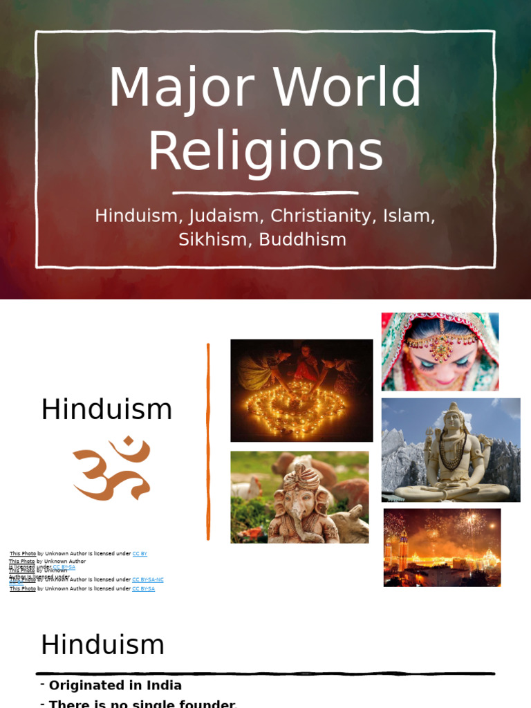 Major World Religions | PDF | Guru Granth Sahib