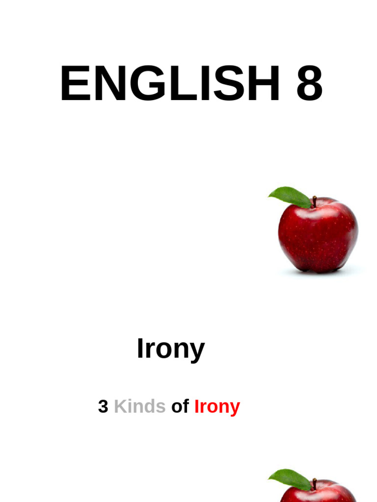Understanding the Three Types of Irony | PDF | Language Arts ...