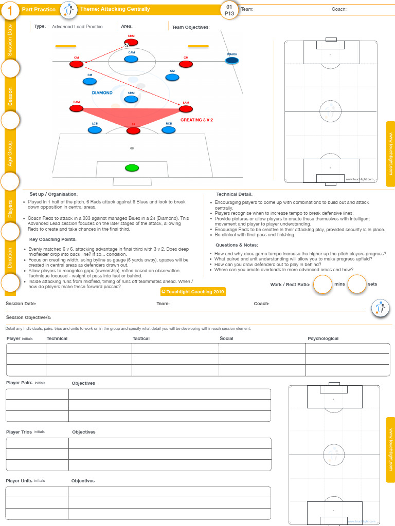 TT-Attacking Centrally-Adv. Lead 01-P13 | PDF | Defender (Association ...