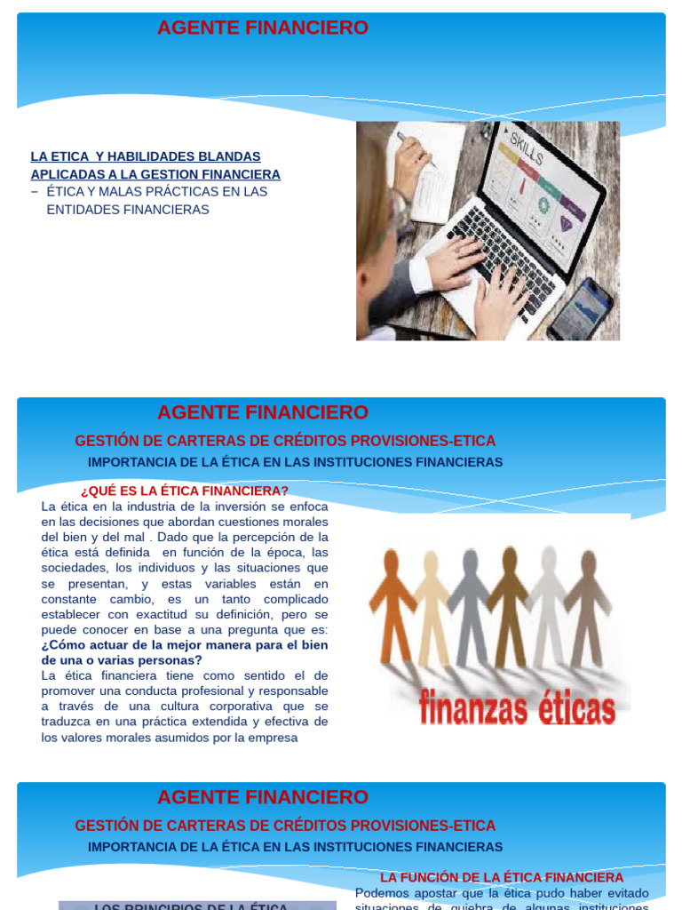 Etica y Habilidades para La Gestion Bancaria y Financiera | PDF ...