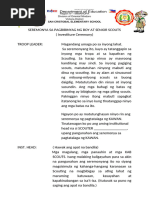 Investiture Tagalog | PDF