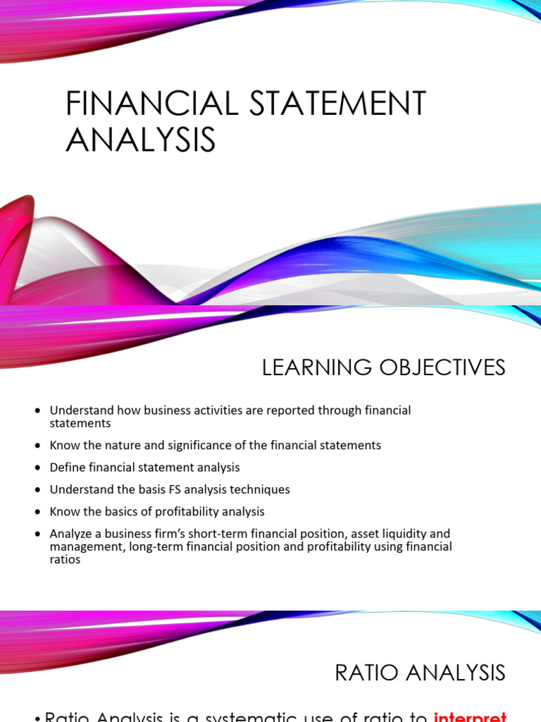 Financial Statement Analysis Guide | PDF | Return On Equity | Equity ...