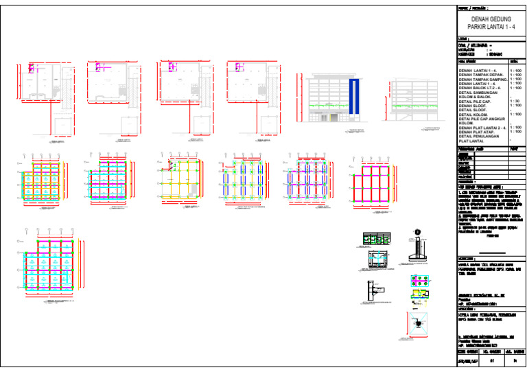 Gedung Parkir LT. 1 - 4 | PDF