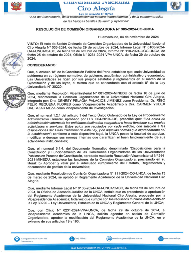 Resol. #385-2024 | PDF