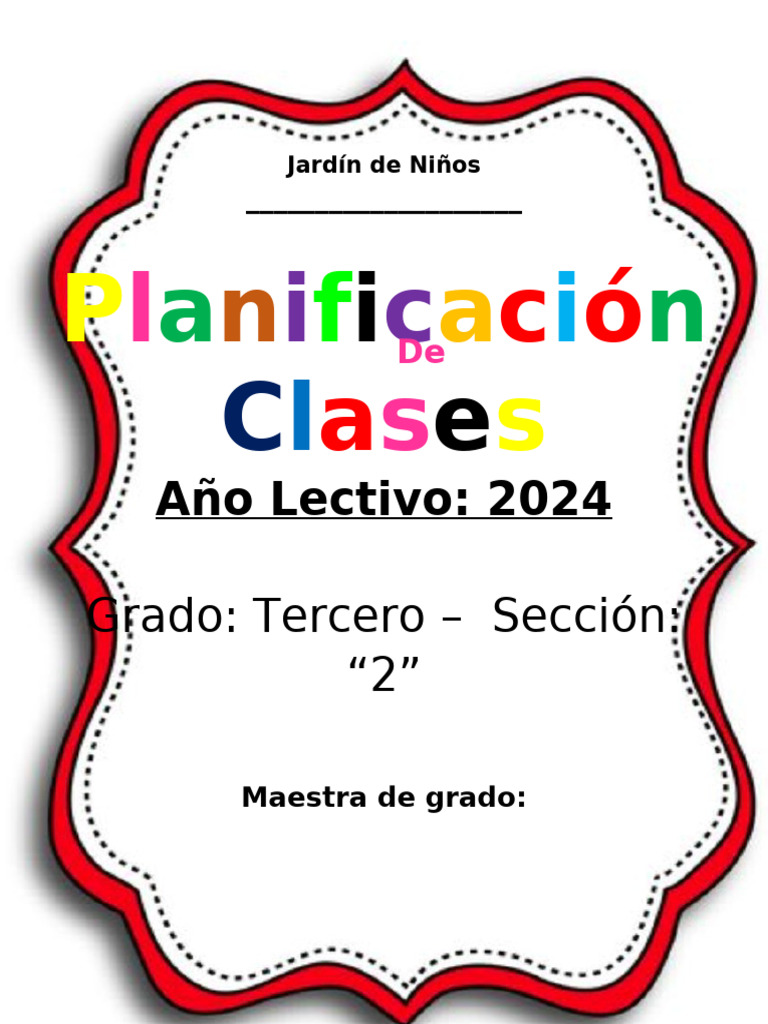 Portada Fichas de Matricula 2023 | PDF