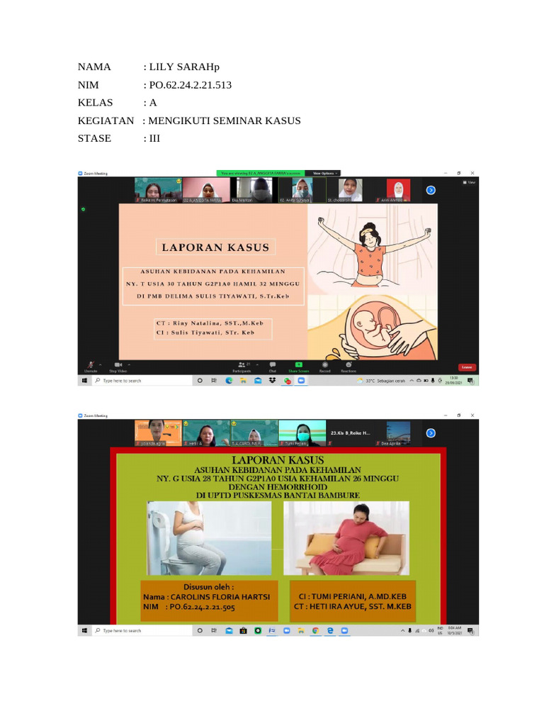 Dokumentasi Presentasi Kasus | PDF | Agama & Spiritualitas