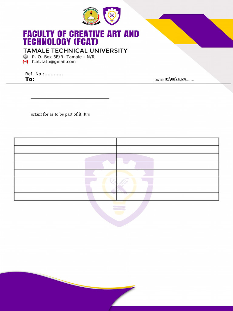 Inter-Faculty Sporting Activities | PDF