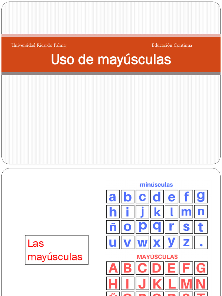 s1 Mayusculas Siglas y Abreviaturas PDF | PDF | Caso de carta | Acrónimo