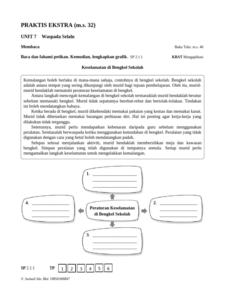 Tahun 4 - Tema 3 M.S. 32 - Praktis Ekstra | PDF