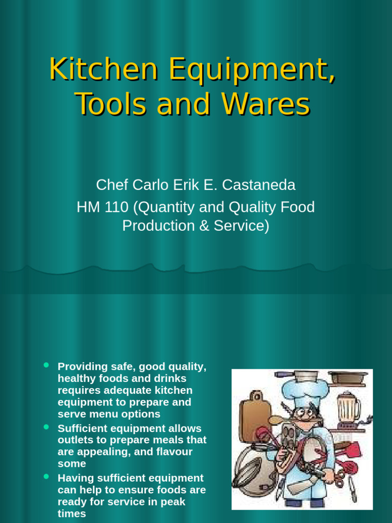 Essential Kitchen Equipment Guide | PDF | Grilling | Knife