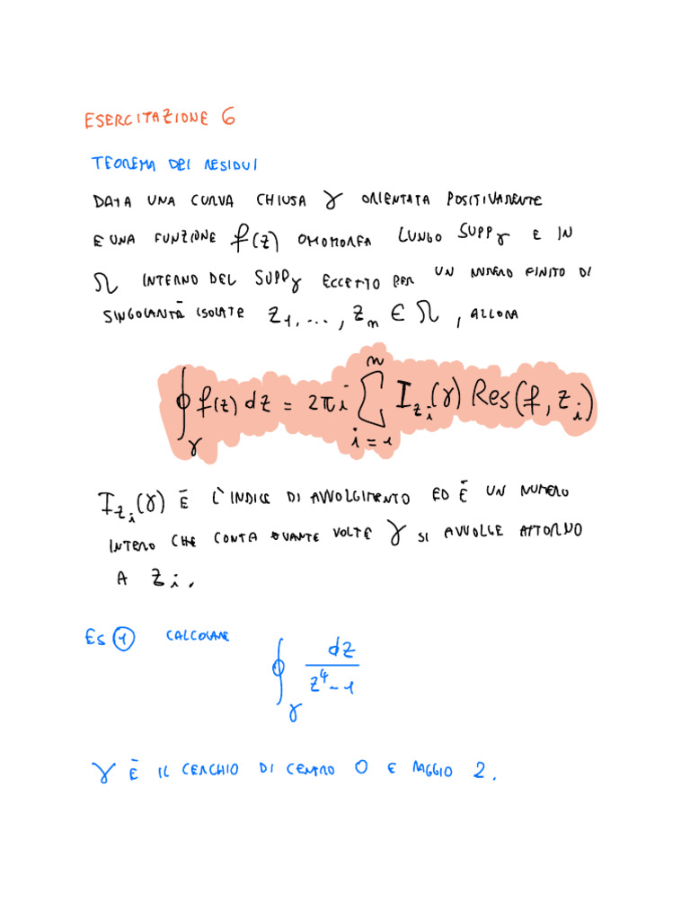Esercitazione 6 - Note | PDF